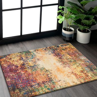 Ameha Small Rug 40x60cm - Area Rugs For Bedroom Entryway Non Slip Floor ...