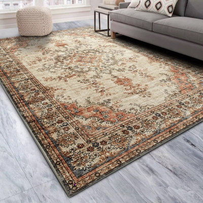 Ameha Super Soft Cashmere Rug Non Slip Luxury Large Area Living Room ...