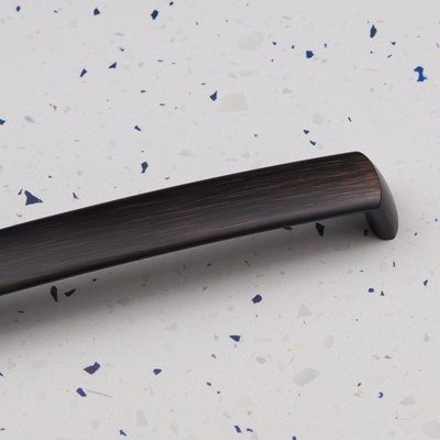 American Brushed Copper D-Bar Kitchen Cabinet Handle 160mm Hole Centres