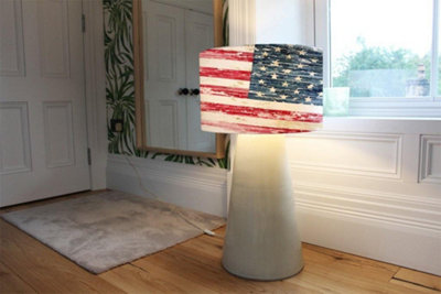 American Grunge Flag (Ceiling & Lamp Shade) / 45cm x 26cm / Lamp Shade