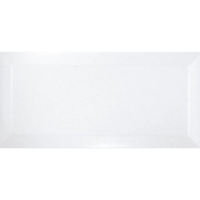 Amiata Metro White Ceramic Wall Tiles 100 x 200mm