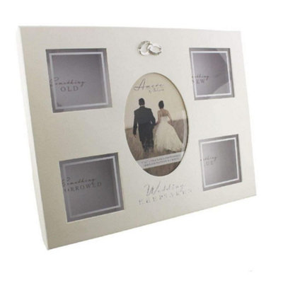 Amore Wedding Memories Keepsake Box - Something Old, New, Borrowed & Blue