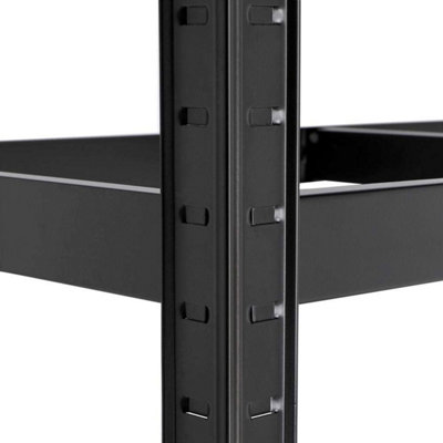 AMOS Heavy Duty 5 Tier Steel Adjustable Shelving Shelf Racking Unit ...