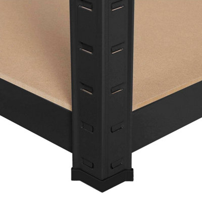 AMOS Heavy Duty 5 Tier Steel Adjustable Shelving Shelf Racking Unit ...