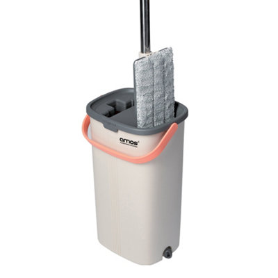 AMOS Mop and Bucket Set Dual-Function Wet/Dry Cleaning System 3 X ...