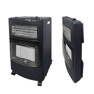 AMOS Portable Foldable Calor Gas & Electric Heater with Wheels