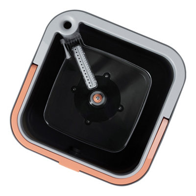 AMOS Spin Mop & Bucket Set - Self Cleaning, Rotating Mop with 3X ...