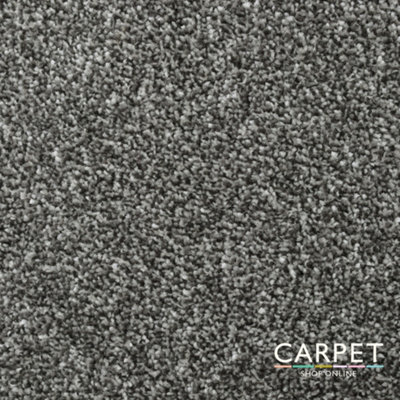 Amour Ocean Grey Carpet Saxony 1.75m x 4m