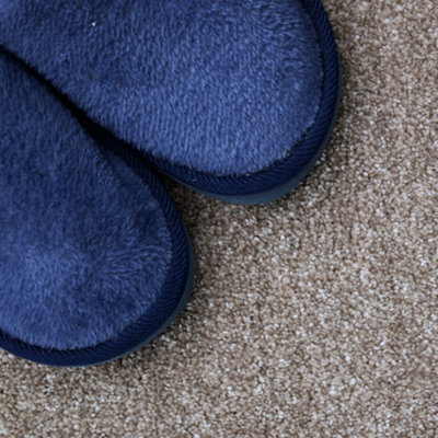 Amour Suede Grey Saxony Carpet 3.5m x 4m