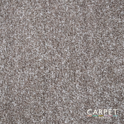 Amour Suede Grey Saxony Carpet 4.5m x 4m