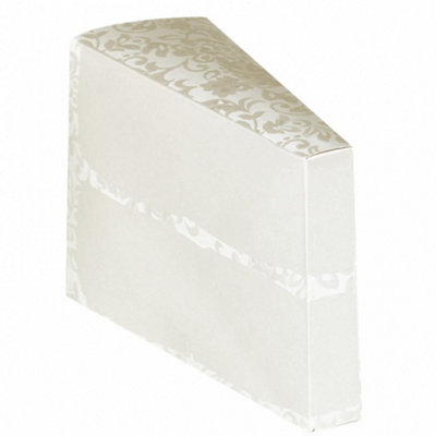 Amscan Cake Slice Box (Pack of 24) White (One Size)