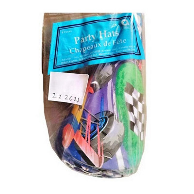 Amscan Party Hats (Pack of 8) Multicoloured (One Size)