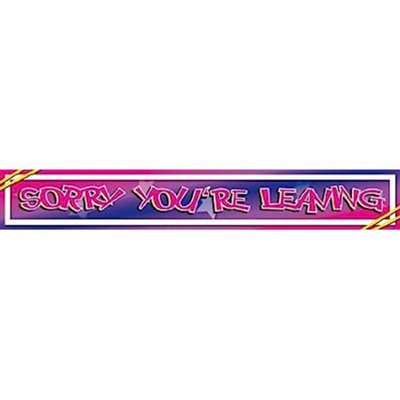 Buy Amscan Sorry Youre Leaving Foil Banner Pink/Blue/White (One Size ...