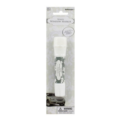 Amscan Wedding Window Marker White (One Size)