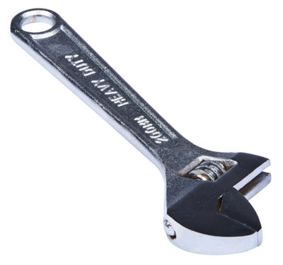 Amtech 200mm (8") Adjustable wrench with 24mm (1") jaw opening | DIY at B&Q