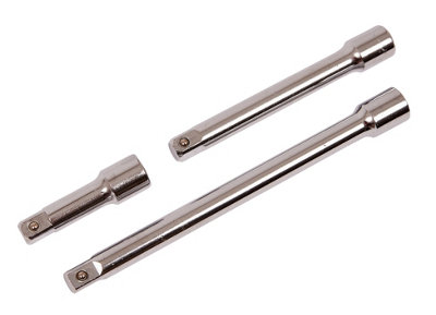 Amtech 3 Piece 13mm (1/2") short extension bar set - I3900 | DIY at B&Q