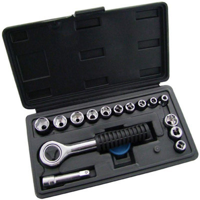 Amtech Drive Socket Set 16pk 1/4'' One Colour (One Size)