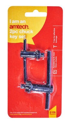 Amtech F0600 2 Piece chuck key set