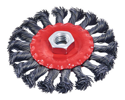 Amtech F3365 100mm (4") Twist knot wire wheel