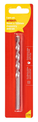 Amtech F5105 8mm x 75mm Masonry drill bit