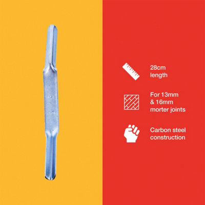 Amtech G1800 Brick jointer for finishing 13mm (1/2") and 16mm (5/8 ...