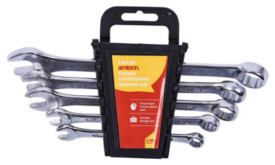 Amtech K0100 5 piece combination spanner set