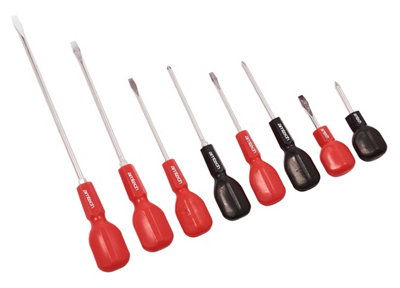 Amtech L0800 8 Piece cabinet handle screwdriver set | DIY at B&Q