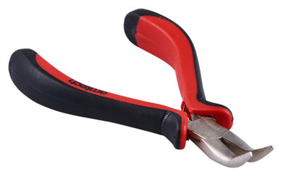 Amtech Mini bent nose pliers - pro bent - B3015 | DIY at B&Q