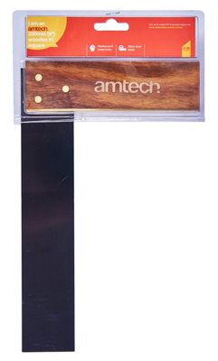 Amtech P3388 230mm (9") Wooden tri square