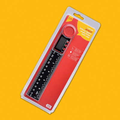 Amtech P5330 200mm 8 Digital angle finder with ruler