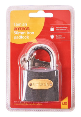Amtech T0400C 50mm Iron padlock