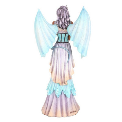 Amy Brown Dragon Keeper Fairy Figurine Blue/Purple (One Size)