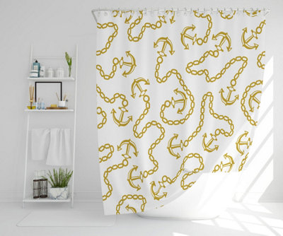 Anchor & Chains (Shower Curtain) / Default Title | DIY at B&Q