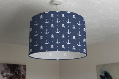 Anchor with Skull & Bones (Ceiling & Lamp Shade) / 45cm x 26cm ...