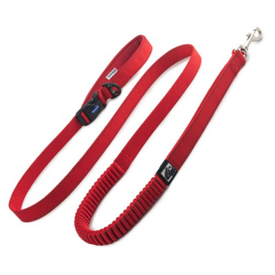 Ancol Extreme Shock Absorb Running Lead 180cm Red | DIY at B&Q