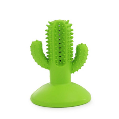 Ancol Jawables Cactus Dog Toothbrush Fun Interactive Lightweight Pet ...