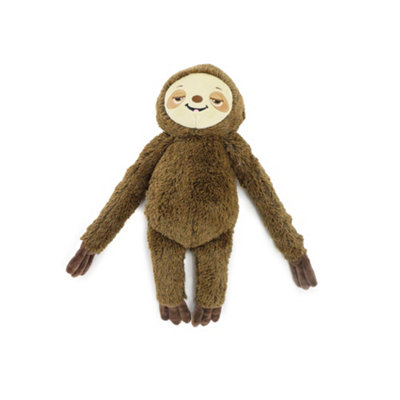 Ancol Playtime Sleepy Sloth Dog Toy Fun Interactive Squeaky Cuddly Pet ...