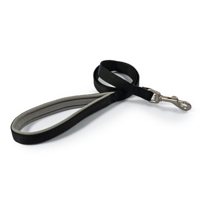 Ancol Viva Soft Touch Padded Snap Lead, Black, Size 100 x 1.9 cm, Max ...