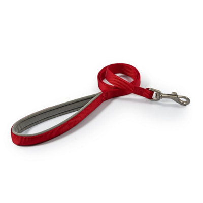 Ancol Viva Soft Touch Padded Snap Lead Red, Size 100 x 1.9 cm, Max kg ...