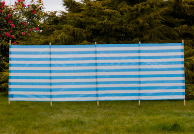 Andes Beach Windbreak - 5 POLES SMALL | DIY at B&Q