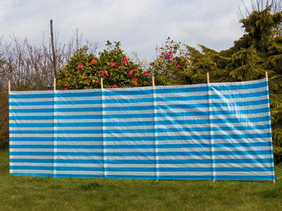 Buy Andes Beach Windbreak - 6 POLES LARGE | DIY at B&Q