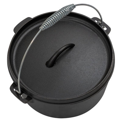 Andes Cast Iron Camping Dutch Oven
