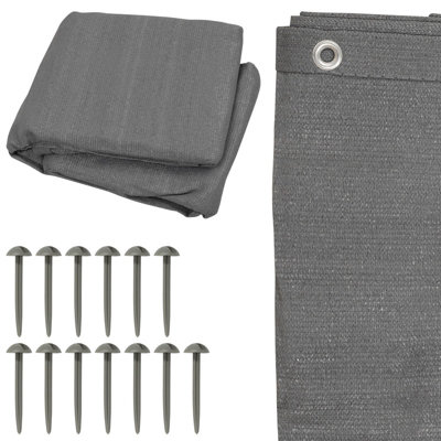 Andes Grey Weatherproof Tent/Awning Carpet, Multi Purpose Camping ...