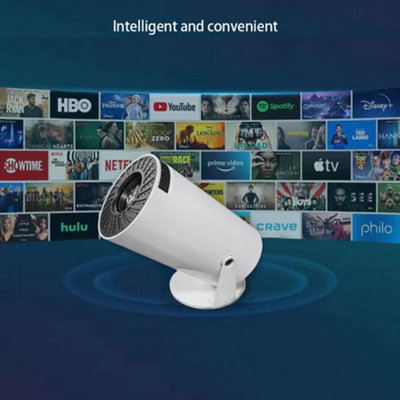 Android 11 F100 Mini Smart Projector Auto Horizontal Correction180 ...