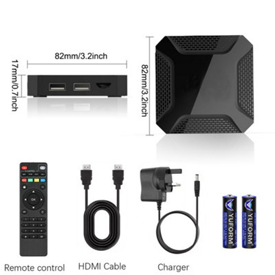 Android 13.0 Smart TV Box 4K HDMI Quad Core HD 4GB+64GB WIFI Media ...