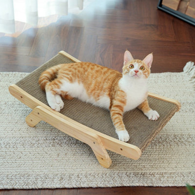Angle Adjustable Cat Scratching Board with Corrugated Paper 43.5 x 25cm