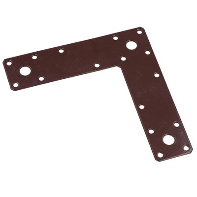 Angle Corner Bracket L-Shape Brace Fastener Plate 150 x 150 x 37mm ...