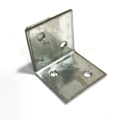 Angle Corner Bracket Metal Wide Zinc Plated Repair Brace Strong - Size ...