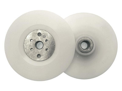 Angle Grinder Pad White 125Mm (5In) M14 | DIY at B&Q
