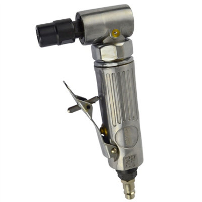ANGLE HEAD AIR DIE GRINDER 1/4IN INLET BURR DE RUSTING BUFFER PORTING